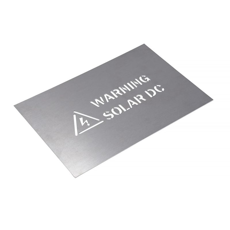 Individual Solar Labels - PV Connections