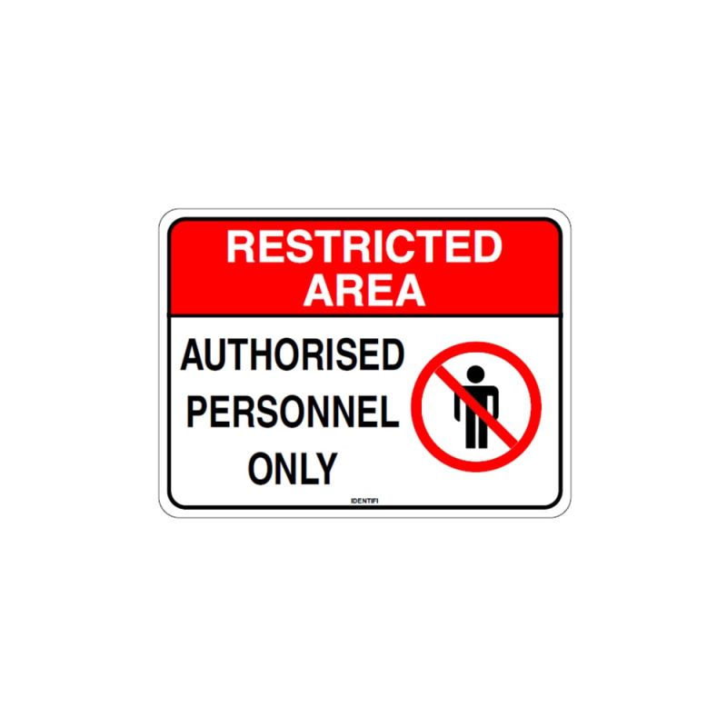 Restricted Area Label - PV Connections