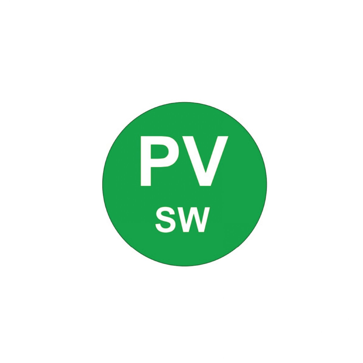 Warning PV Disconnection Point Label - PV Connections