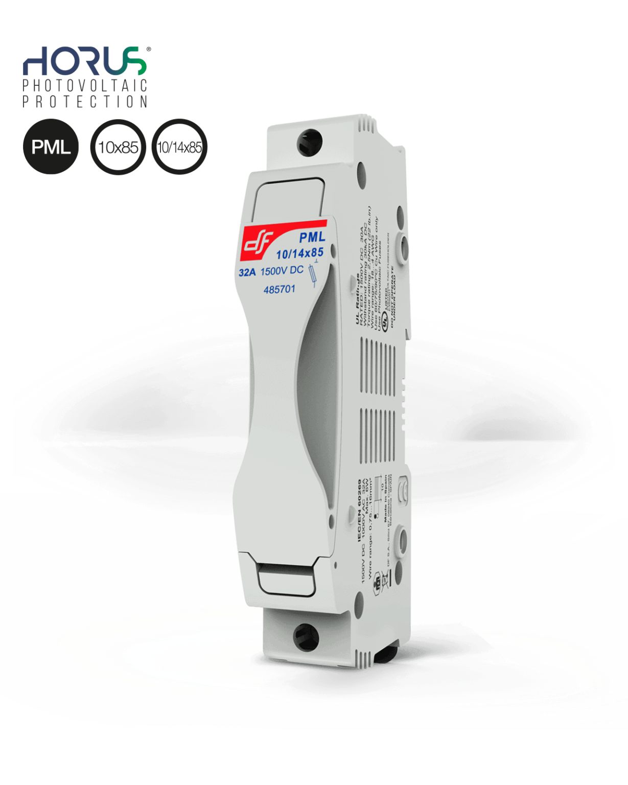 Single Pole Fuse Holder 1500V DC 32a - PV Connections